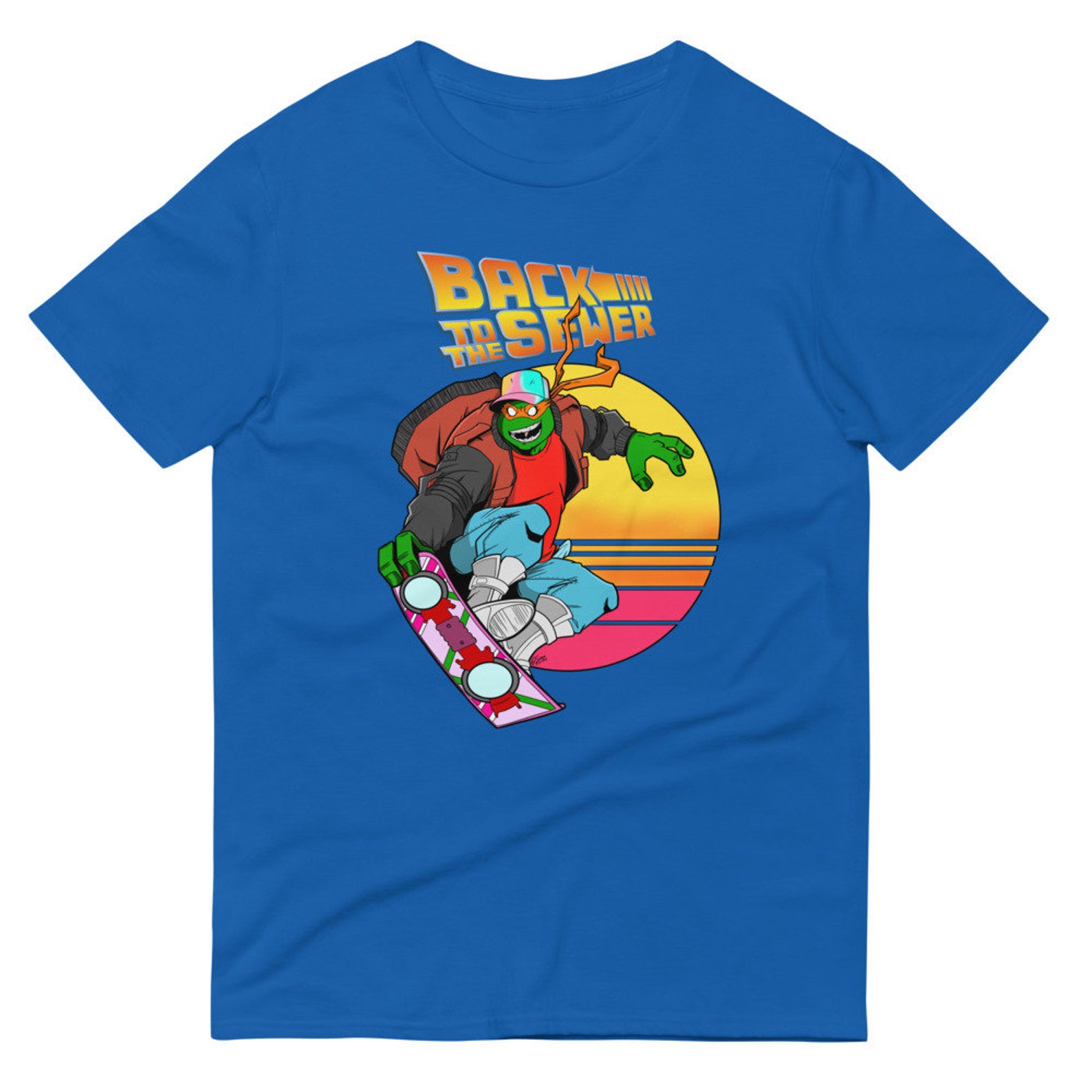 Mikey Mcfly | Back to the Sewer | TMNT | Lightweight T-shirt | Anvil ...