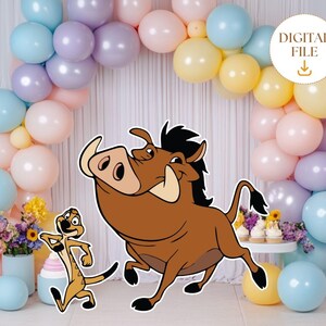 Lion King Cutout, Lion King Decor, Simba Cutouts, Lion King Birthday ...