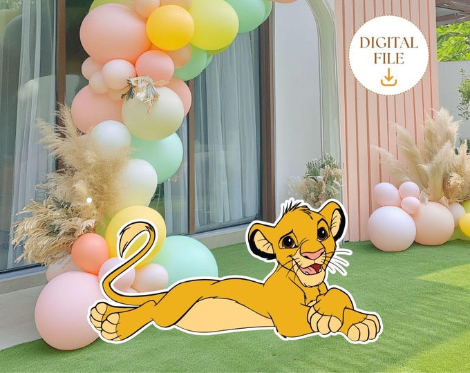 Lion King Centerpieces First Birthday Decoration Boy Hakuna Matata ...
