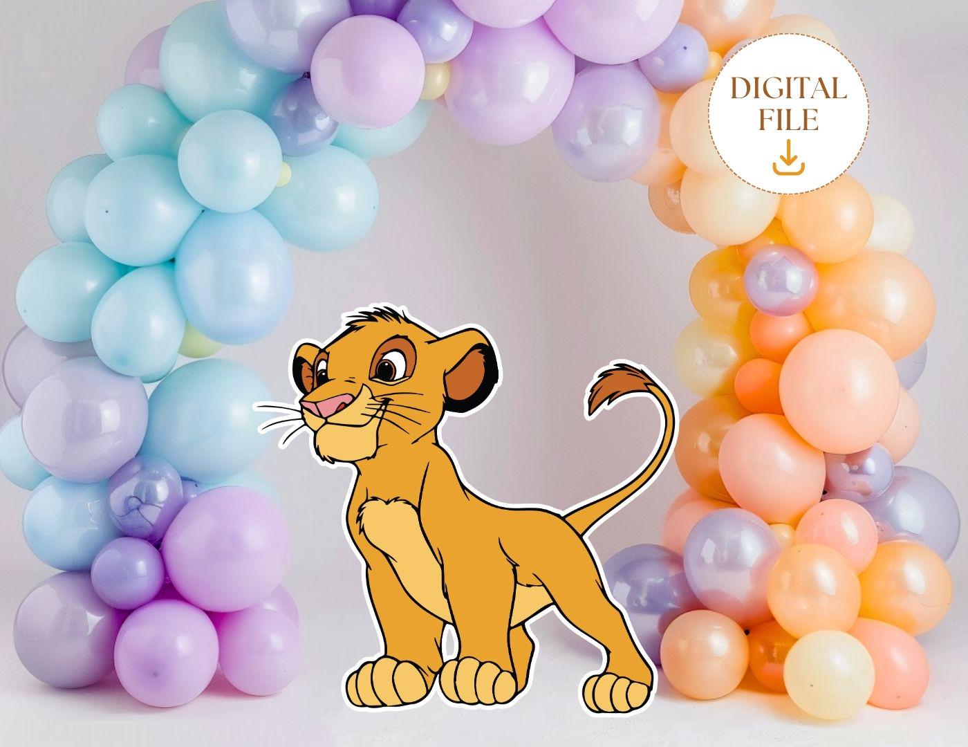 Lion King Birthday Cutout, Simba Cutout, Lion King Theme Party ...