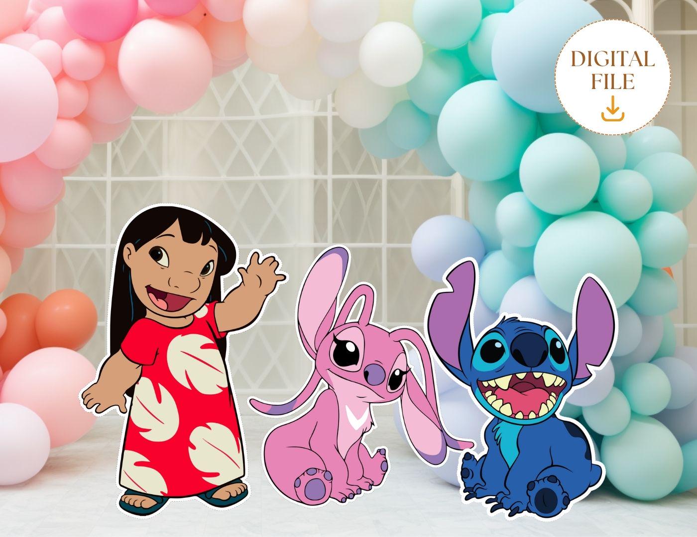Lilo and Stitch Cutout Bundle, Stitch Party Theme, Lilo and Stitch Big ...