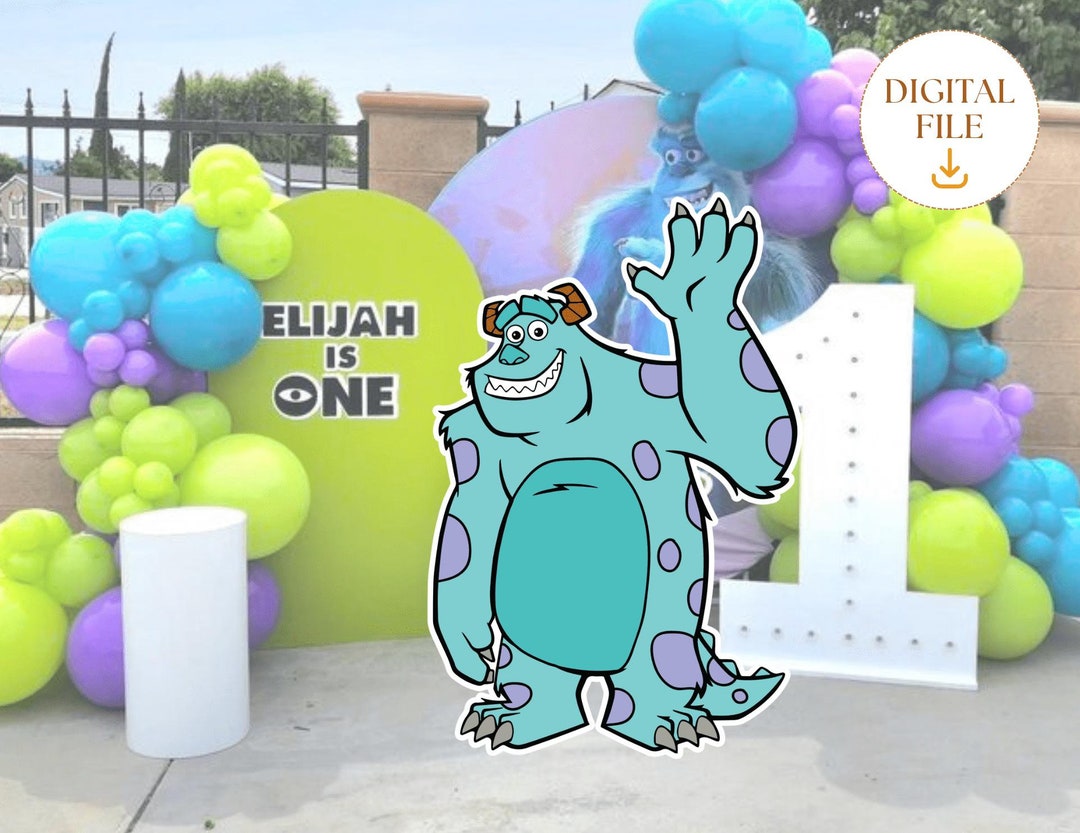 Monsters Inc Cutout Decor, Monsters Inc Birthday Party Decoration ...