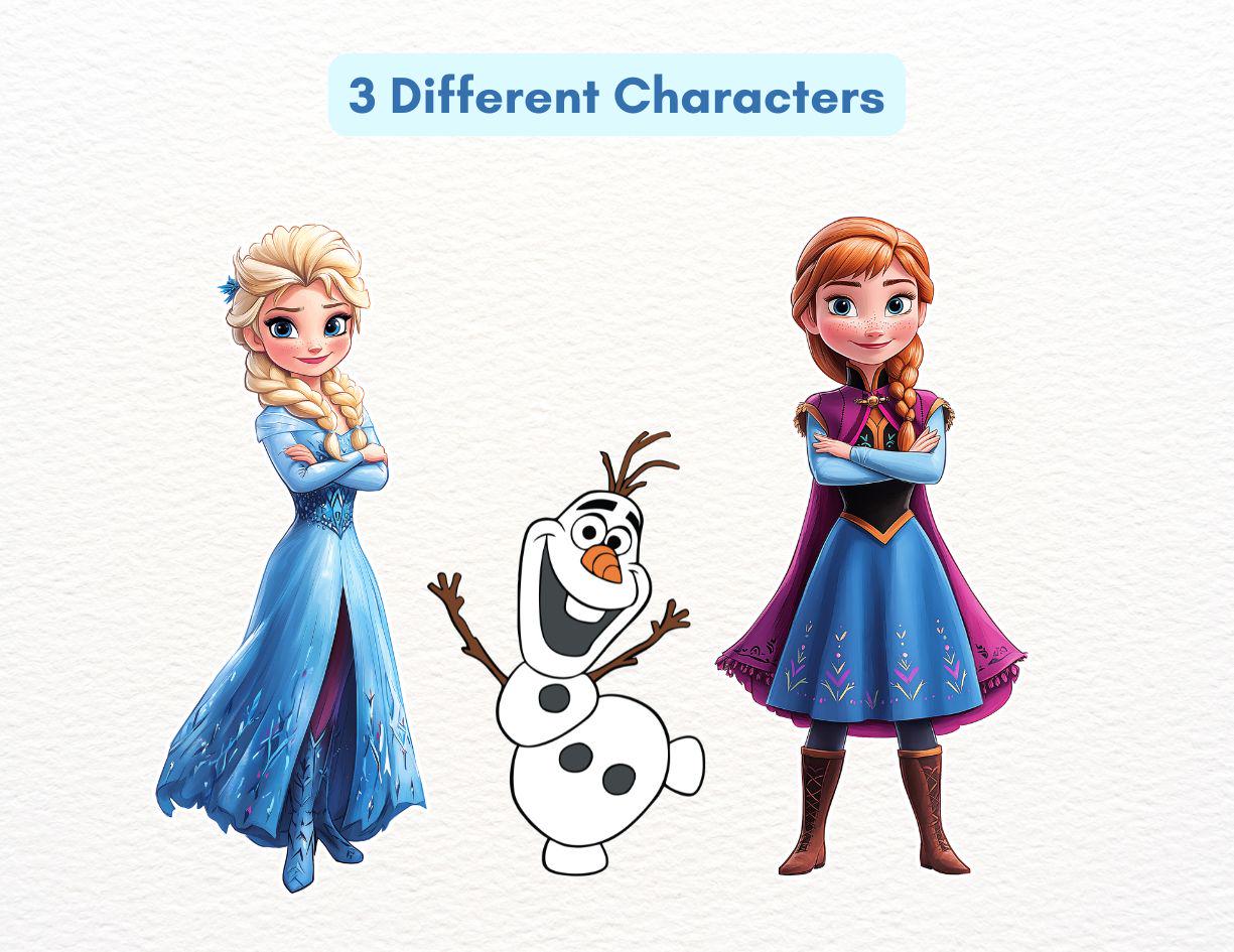 Frozen Cutouts, Frozen Party Decoration, Frozen Birthday Party, Elsa ...
