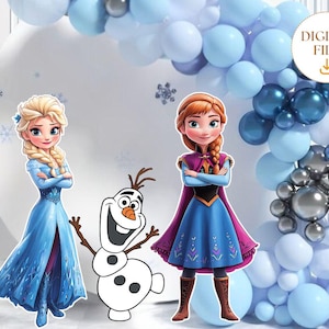 Frozen Cutouts, Frozen Party Decoration, Frozen Birthday Party, Elsa ...