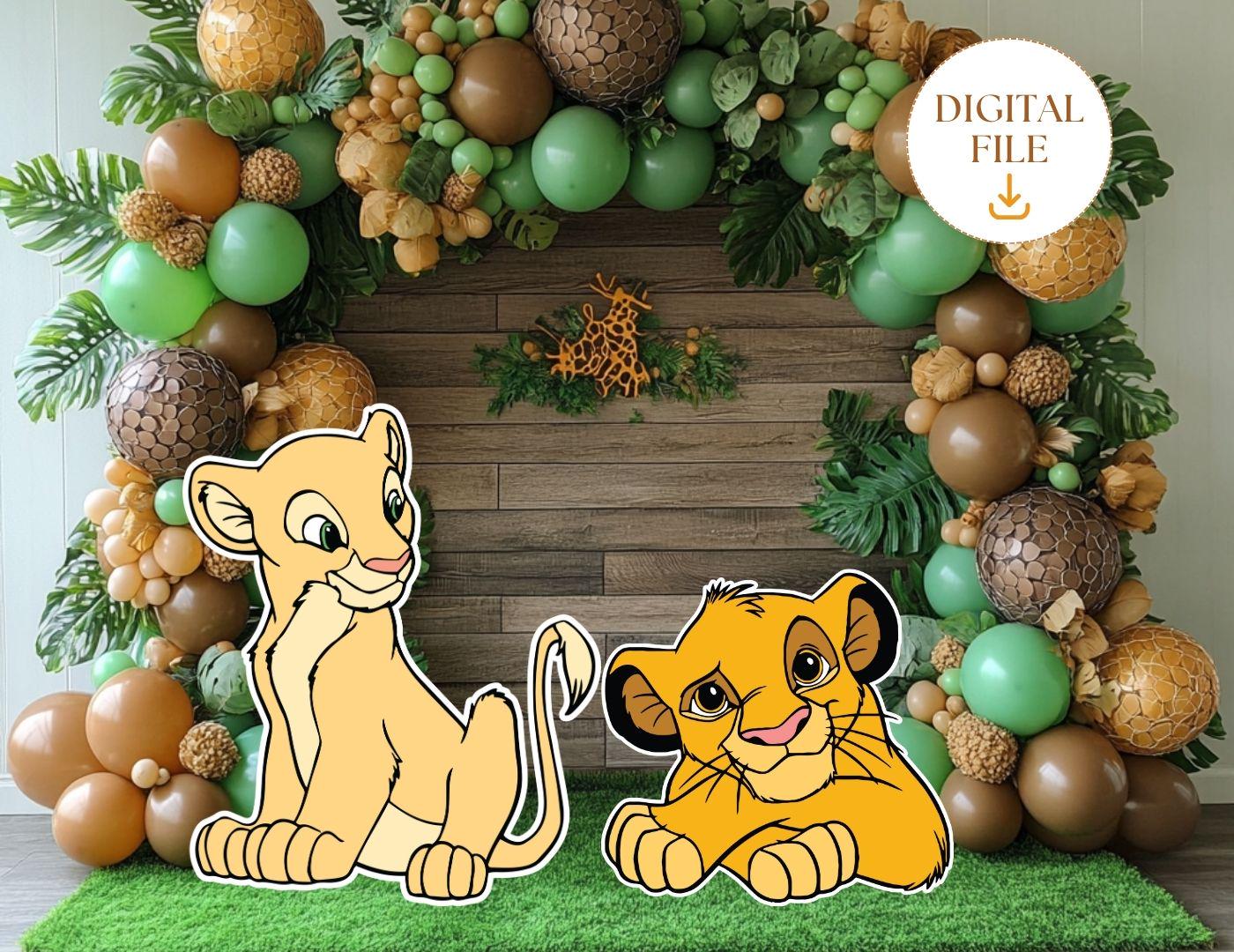 Lion King Cutout, Simba Party Decor, Lion King Theme Party Decoration ...