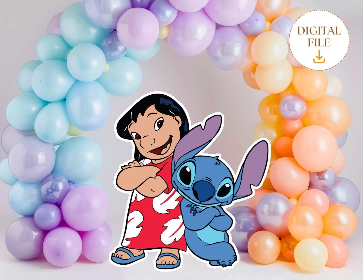 Lilo & Stitch Big Decor Cutout, Stitch Birthday Party Prop, Lilo and ...