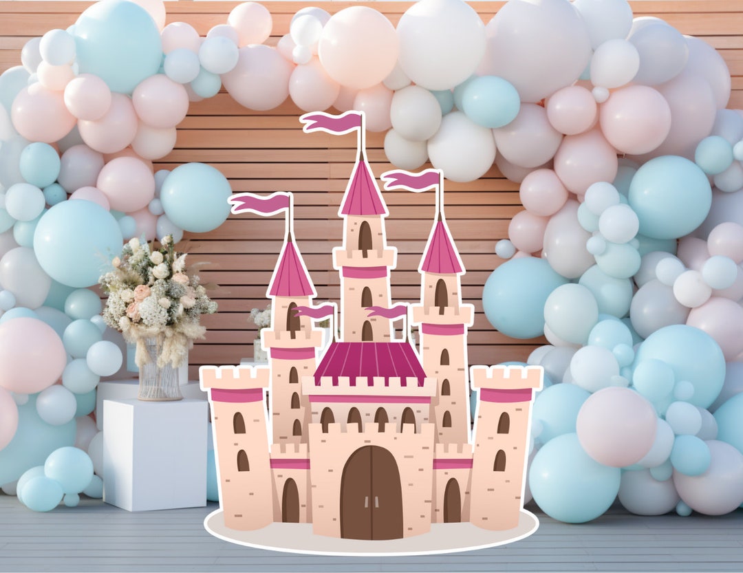 Castle Big Cutout, Princess Castle Party Decor, Princess Backdrop ...
