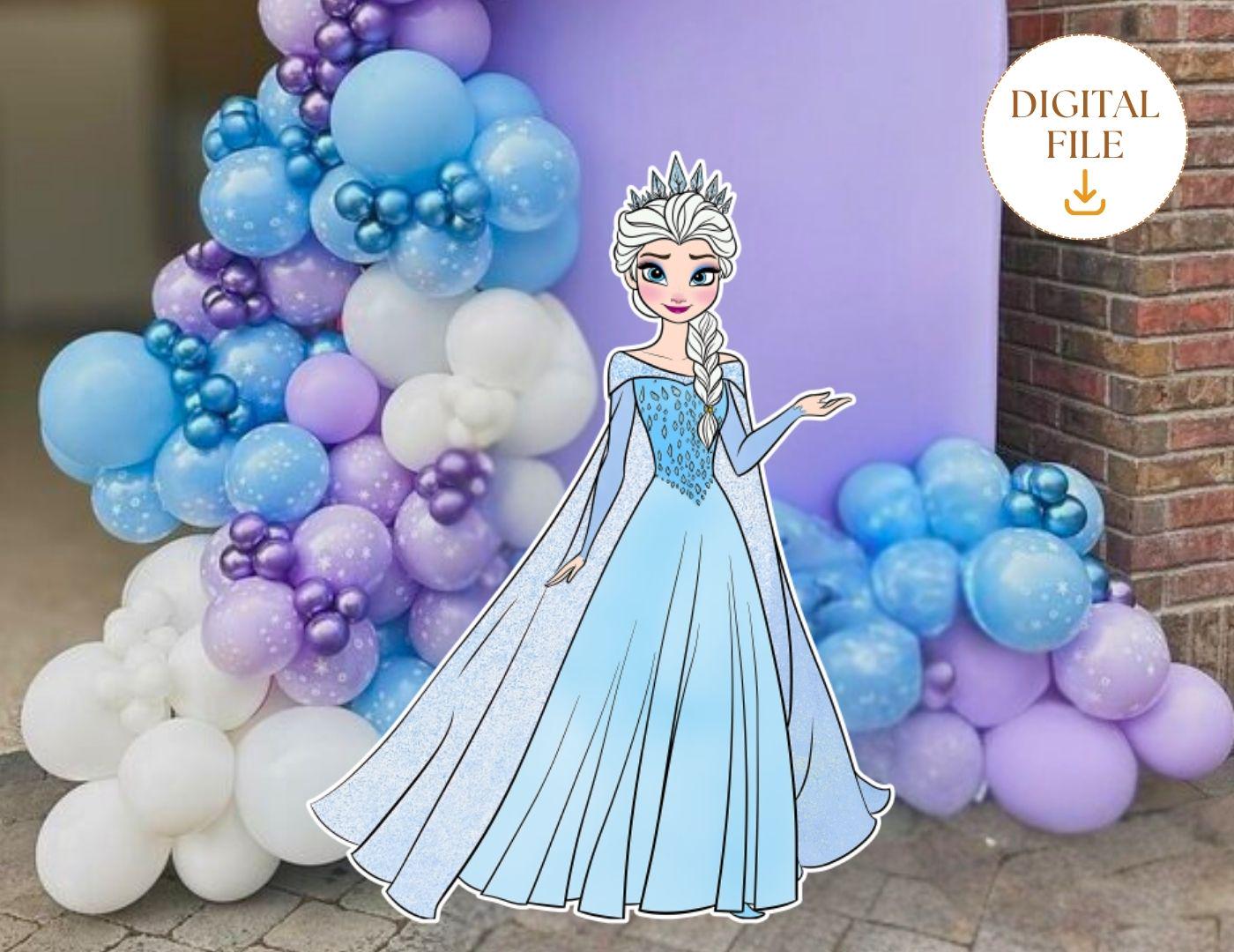 Elsa Cutout, Frozen Theme Decor, Frozen Party Decoration, Princess ...
