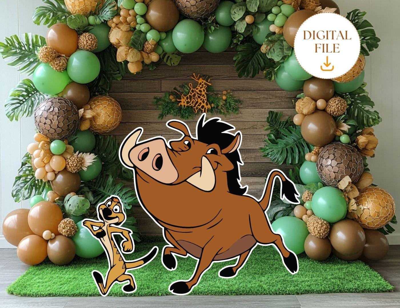 Lion King Cutout, Lion King Decor, Simba Cutouts, Lion King Birthday ...