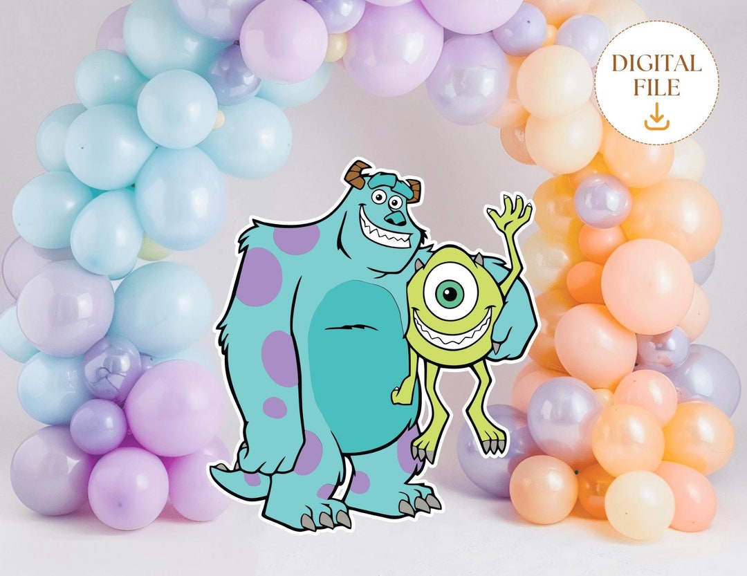 Monsters Inc Big Decor Cutout, Monsters Inc Cutout Party Decoration ...