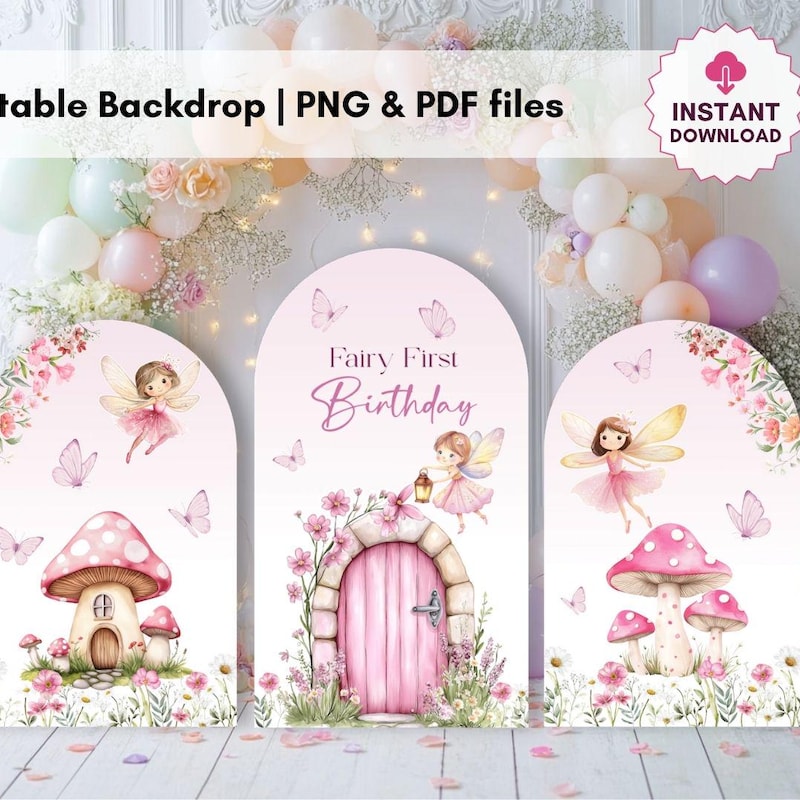 Fairy Theme Arch Backdrop - Etsy