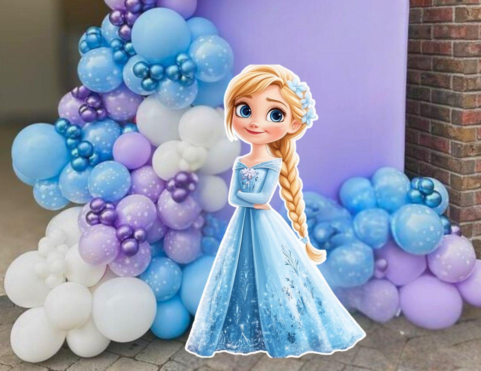 Elsa Cutout, Frozen Decor, Frozen Party Decoration Theme, Birthday ...