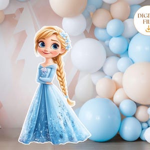 Elsa Cutout Frozen Decor, Frozen Party Decoration, Birthday Party ...
