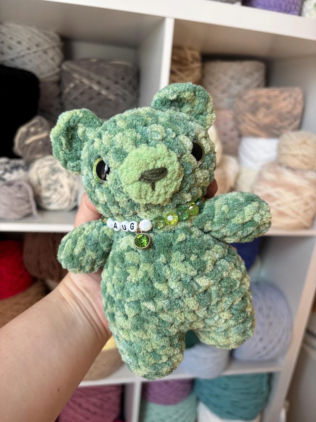 August Birthstone Teddy Bear Plush: Leo & Virgo Zodiac Signs, Peridot ...