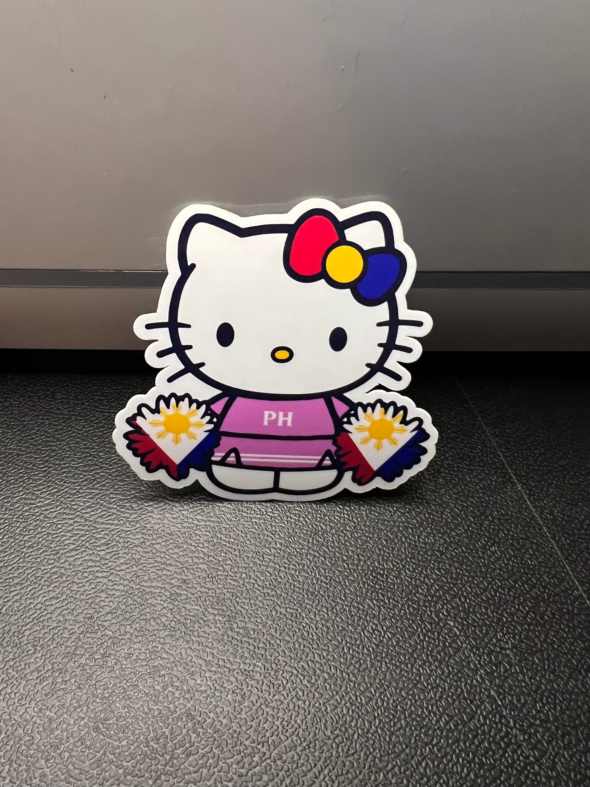 Hello Kitty Filipino Cheerleader Sticker, Filipino, Pinoy, Philippines ...