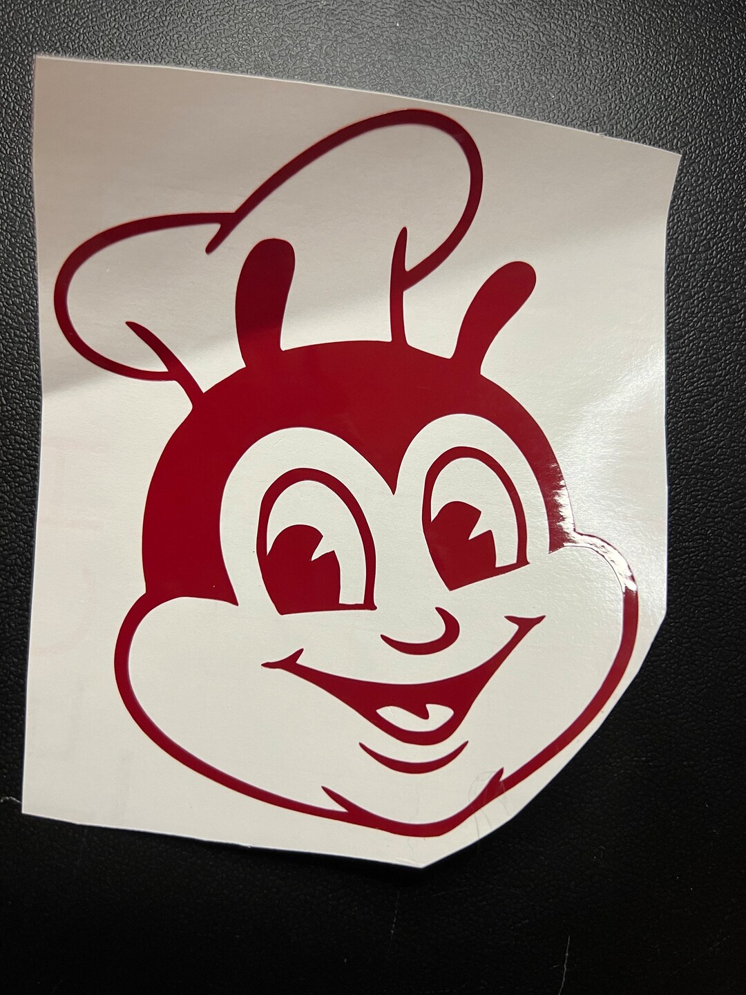 Happy Jollibee, Red Bee, 5 Inch ,vinyl , Weatherproof, Glossy, Filipino ...