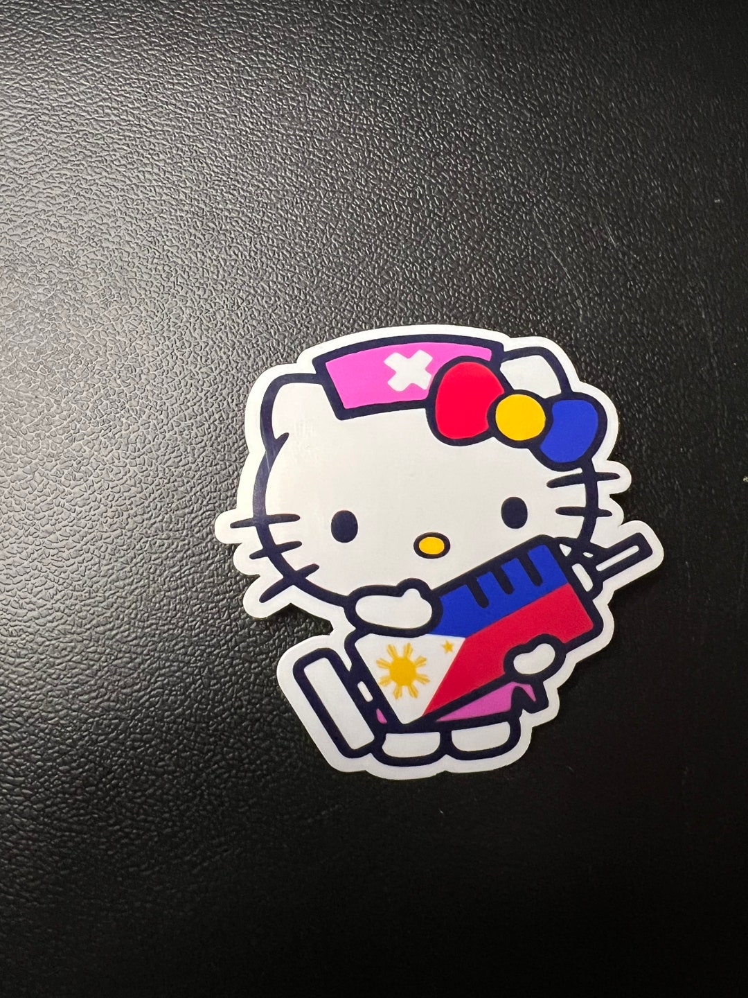 Hello Kitty Filipino Nurse Shot Sticker, Filipino, Pinoy, Philippines ...