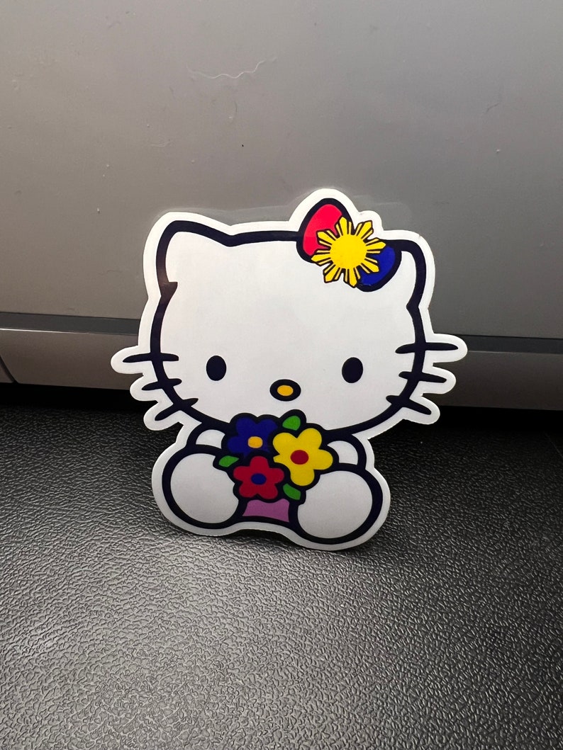 Hello Kitty Filipino Flower Sticker, Filipino, Pinoy, Philippines ...