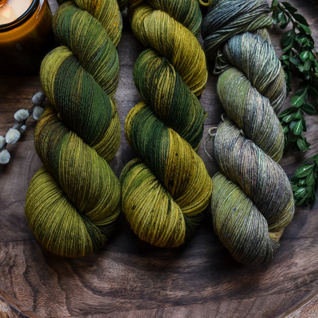 Pueblo Chile| Ready-to-ship| Hand Dyed Yarn| Fingering Wool Yarn ...