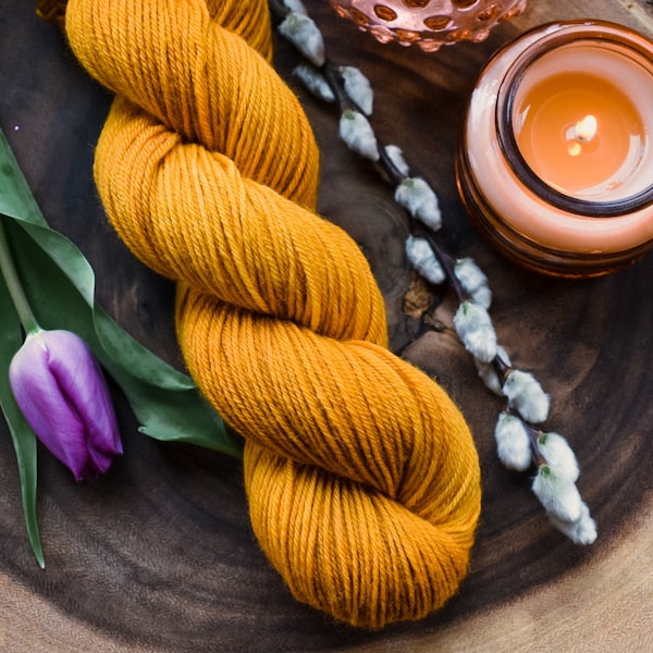 Hand Dyed Bfl Yarn - Etsy