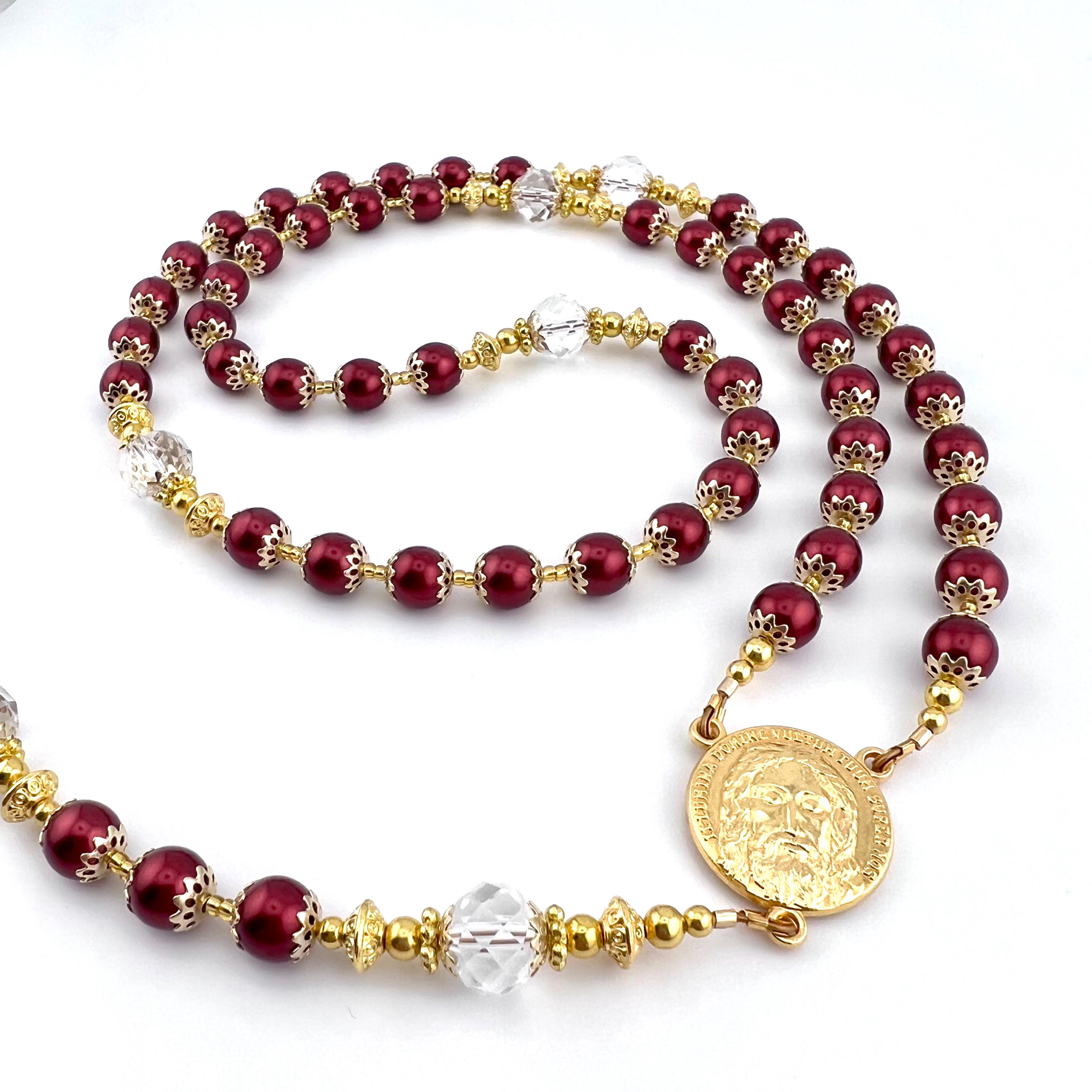 Rosary of the Holy Face of Jesus Christ - Etsy