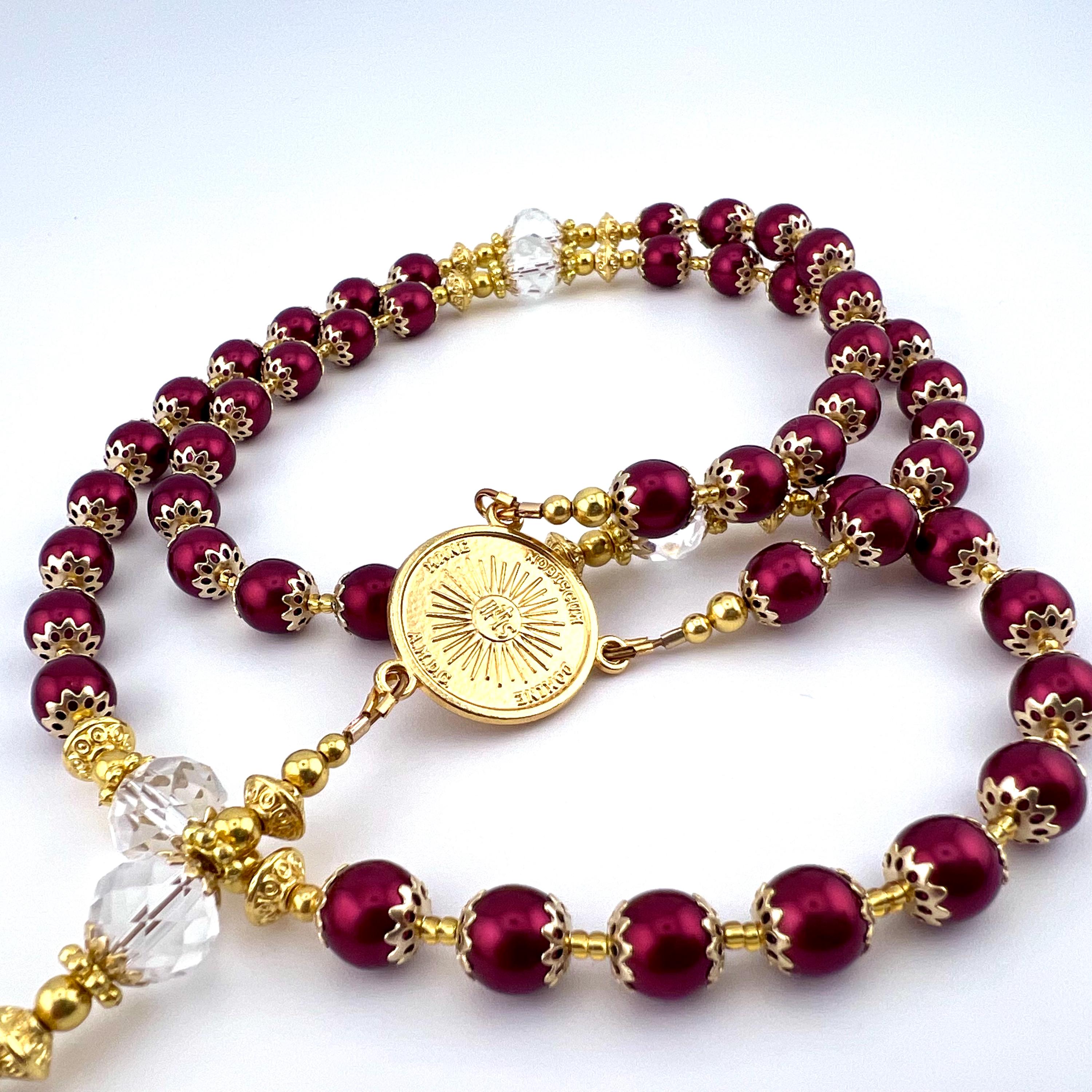 Rosary of the Holy Face of Jesus Christ - Etsy