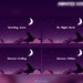 Simple Animated Wolf Stream Package Pink Night Sky Stream Screens ...