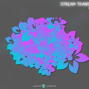 Flower Animated Stream Pack Dark Theme Twitch Animated Overlays ...