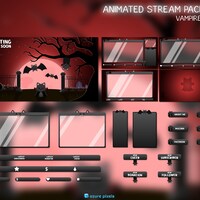 Scrapbook Overlay Stream Pack Animated Minimalist Overlays Twitch ...