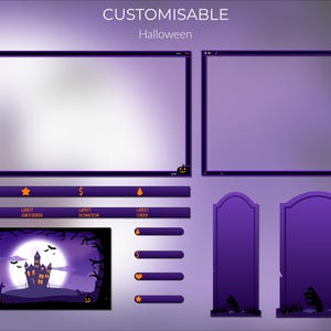 Halloween Animated Stream Pack | Twitch | Animated Overlays | Animated ...