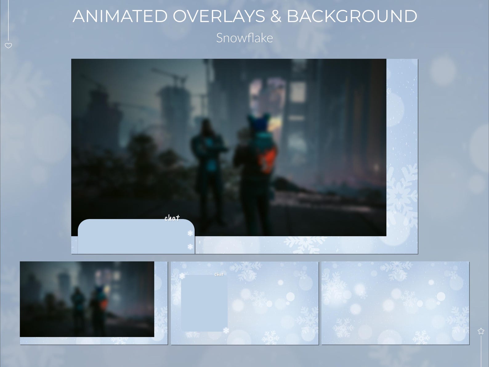 Overlay Stream Pack | Animated | Snowy | Festive | Holidays | Winter ...