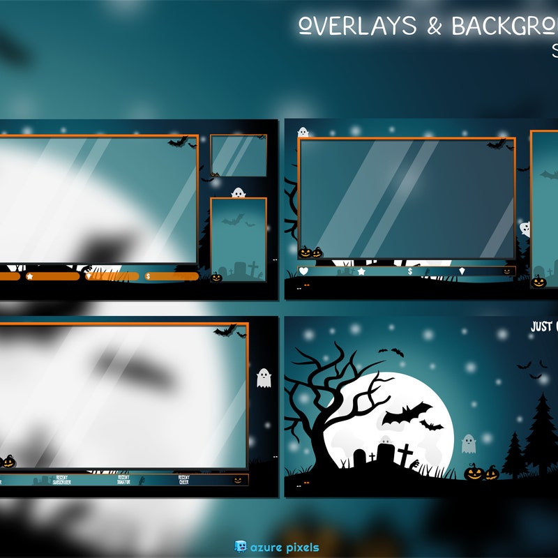 Halloween Twitch Overlay - Etsy