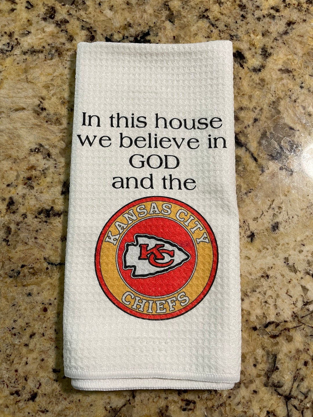 Kansas City Chiefs Kitchen Towel - Etsy