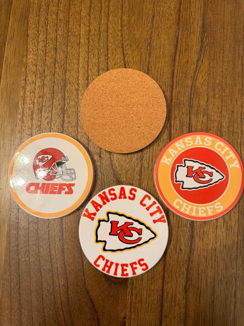 Kansas City Chiefs Coasters - Etsy