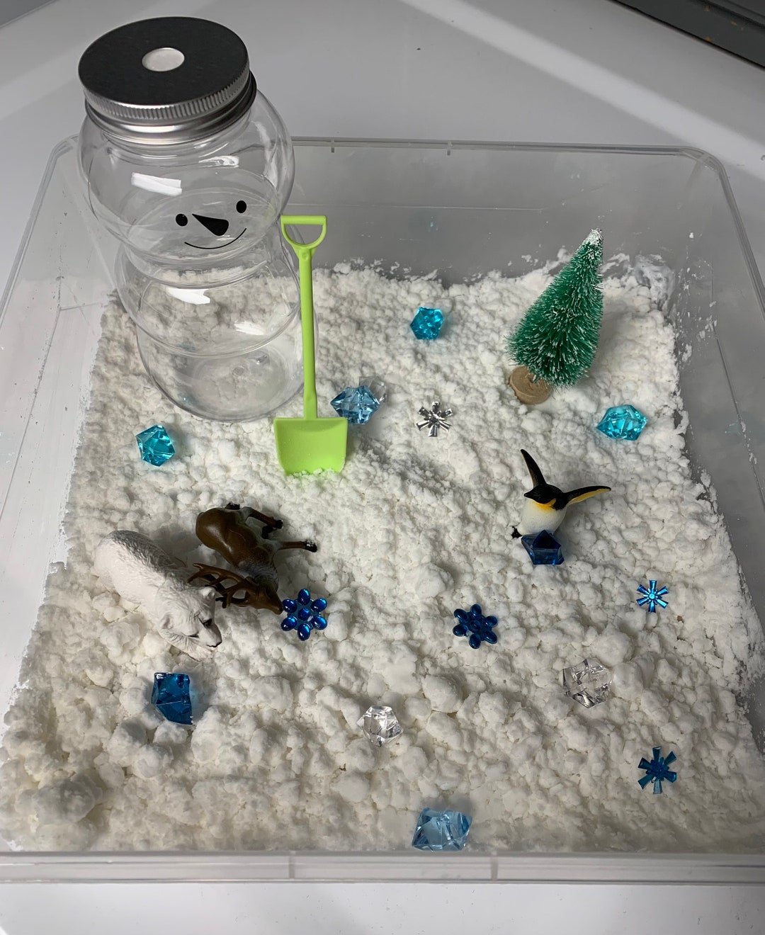 Winter Themed Sensory Bin - Etsy Canada