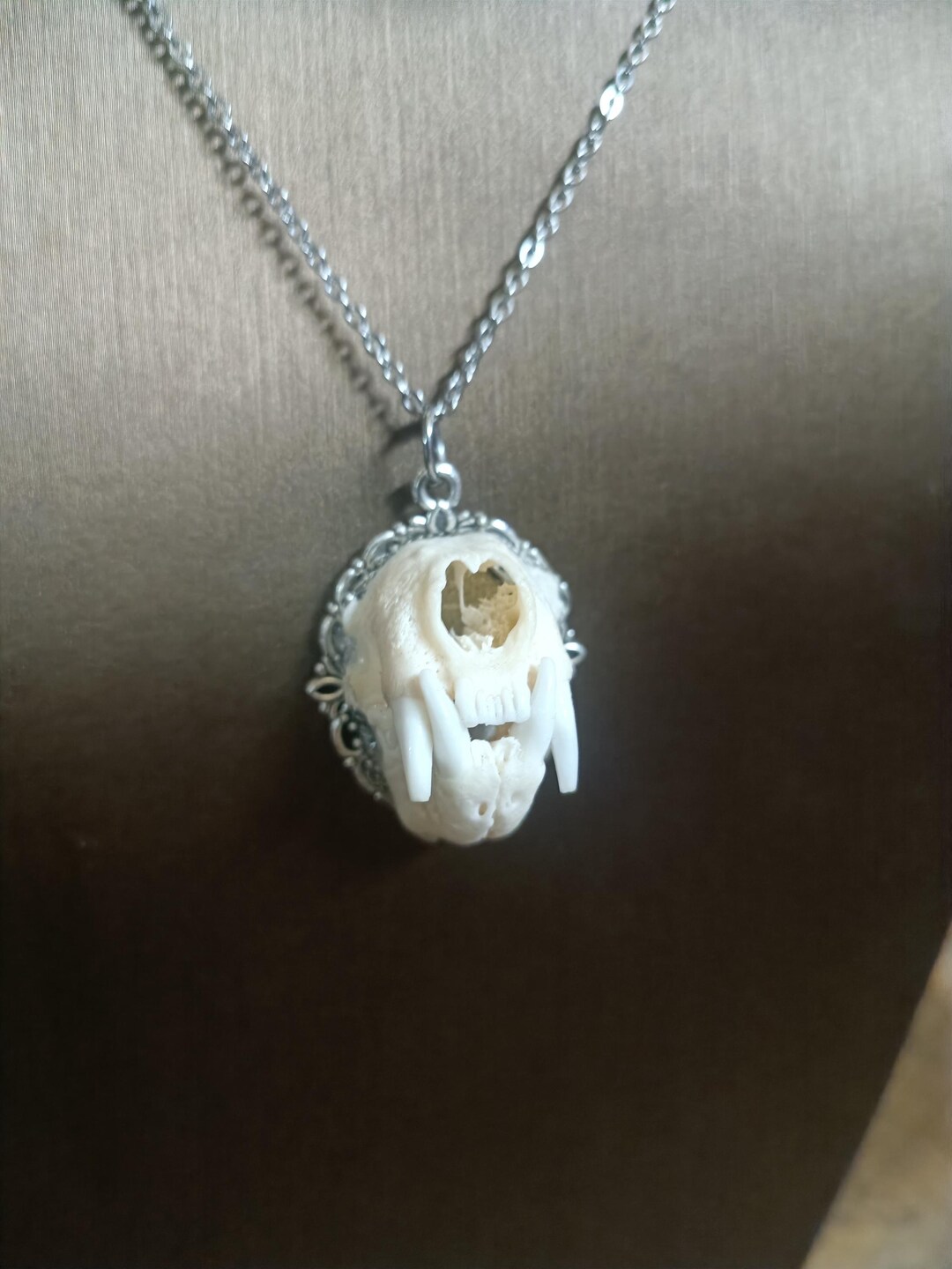 Bone Necklace. Gothic Necklace. Gothic Bone Necklace. Unique Jewelry ...