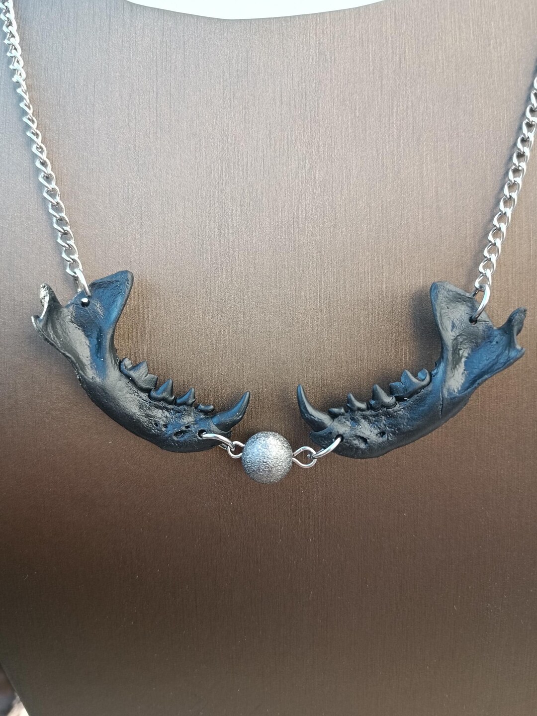 Bone Necklace. Gothic Necklace. Gothic Bone Necklace. Unique Jewelry ...