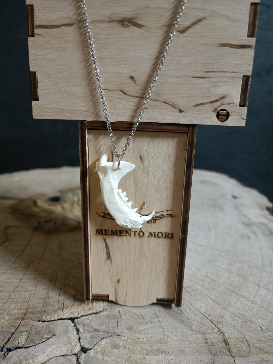 Bone Necklace. Gothic Necklace. Gothic Bone Necklace. Unique Jewelry ...