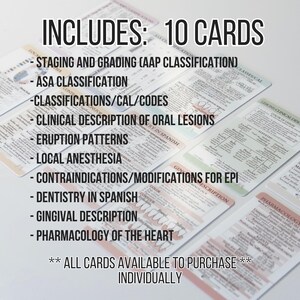Essential Dental Hygiene Badge Cards | 10-card Clinical Reference Set ...