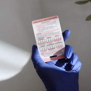 Gingival Description Card: Quick Reference Badge Buddy for Hygienists ...
