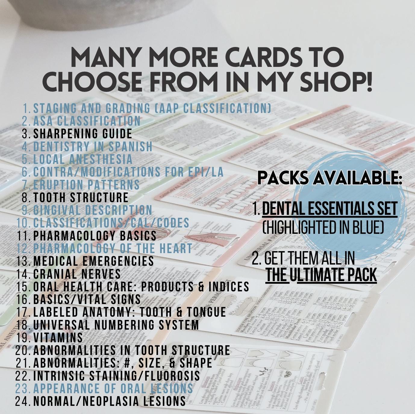 Tooth Abnormalities Card: Quick Reference Badge Buddy for Hygienists ...