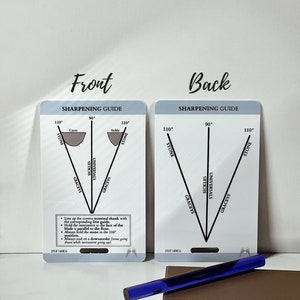 Instrument Sharpening Guide. Quick Reference Card, Study Card, Dental ...