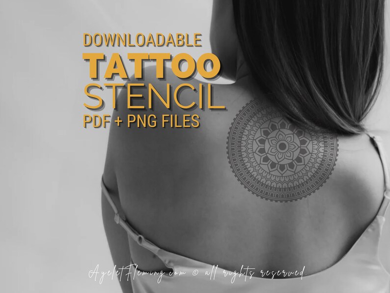 Polynesian Turtle Shell Mandala Stencil for Custom Tattoo Design - Etsy