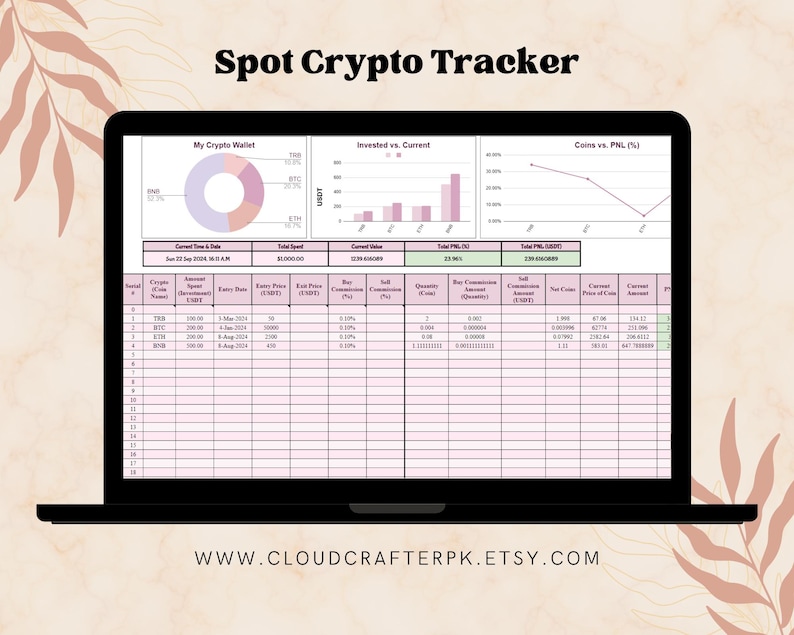 2026 Crypto Excel Template, Investment Tracking, Portfolio Tracking ...