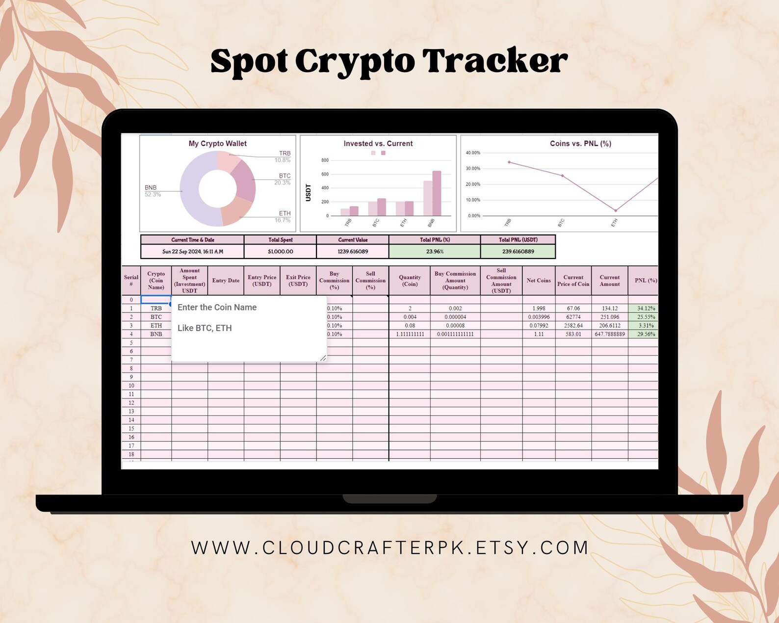 2025 Crypto Google Sheet Template, Investment Tracking, Portfolio ...