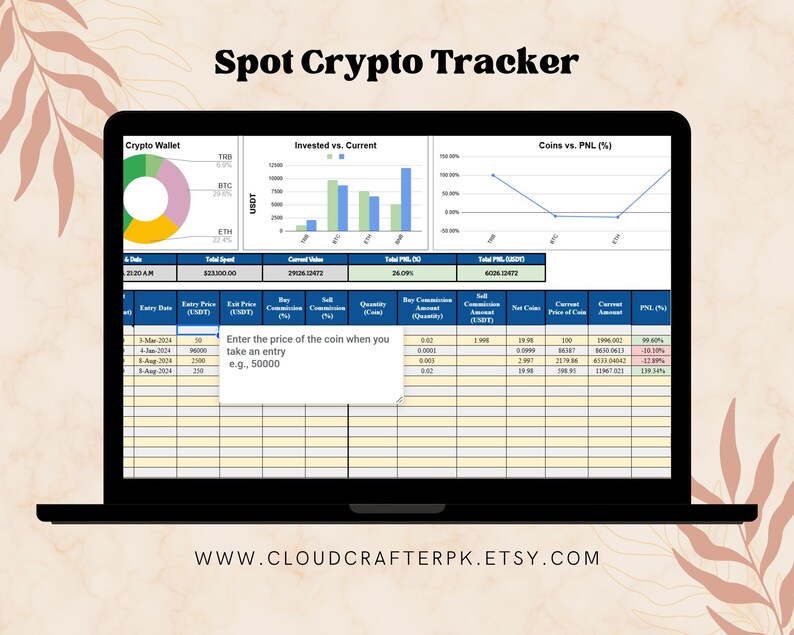 2026 Crypto Google Sheet Template Investment Tracking, Portfolio ...