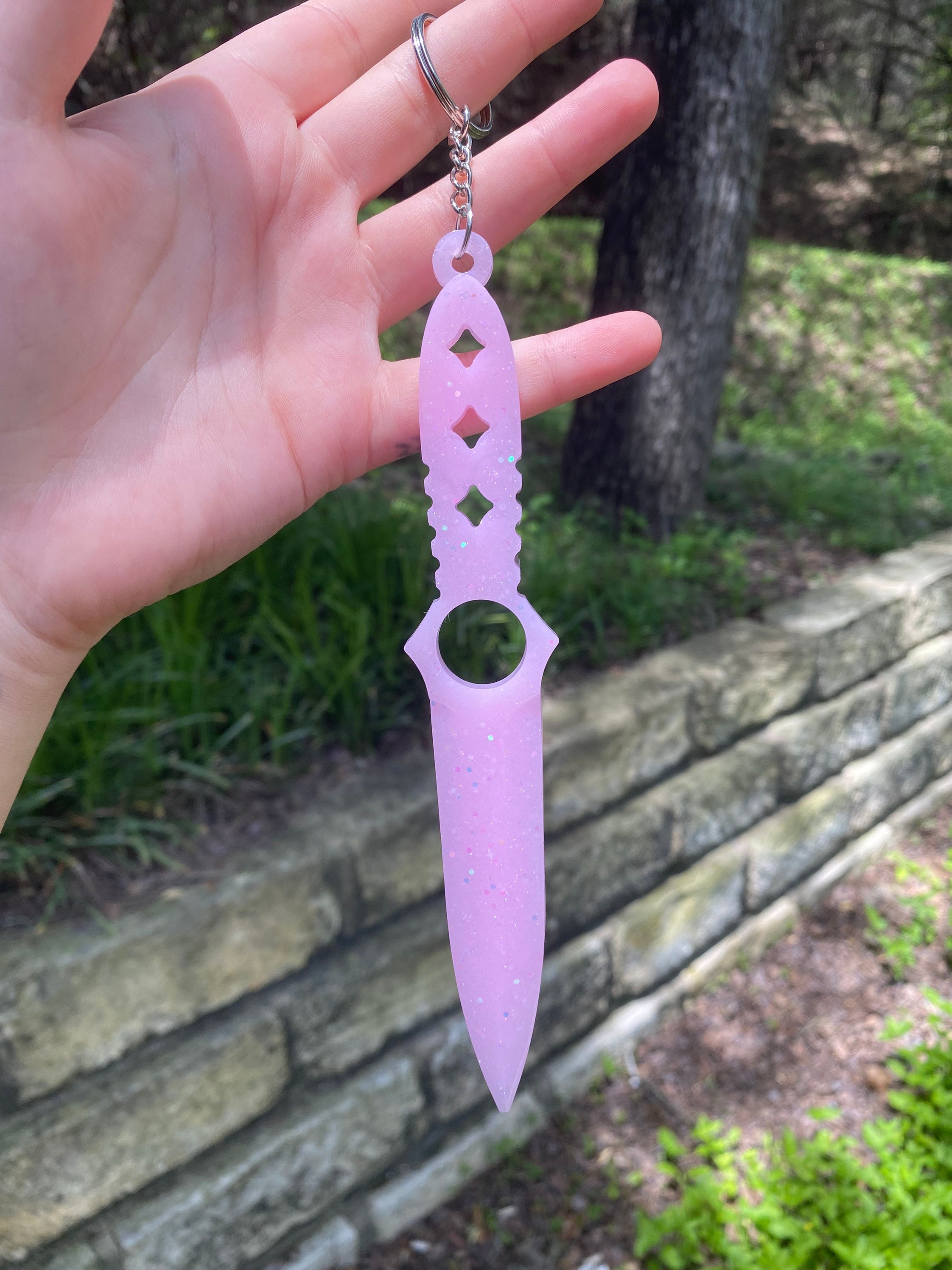 Decorative Resin Dagger Resin Dagger Keychain Resin Knife | Etsy
