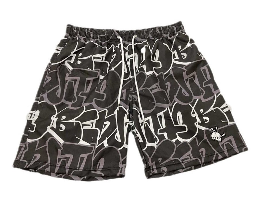 Benditto Graffiti Burner Short black - Etsy