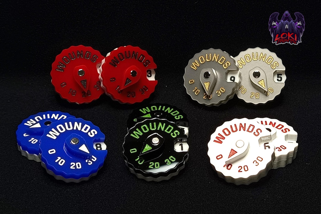 Wound Trackers 0-39 (set of 2) Customised Colour - Etsy