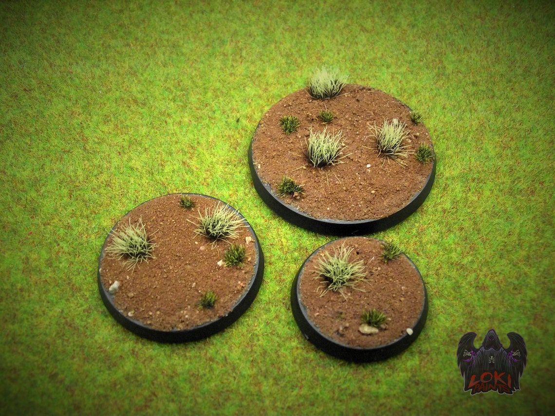 Miniature bases Wasteland / 40k Mars Table-top ready | Etsy